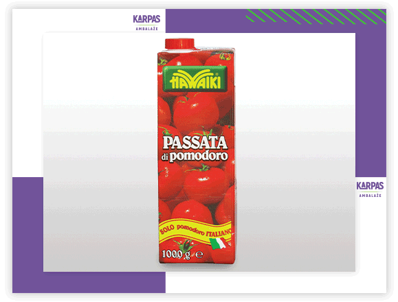 Pizza sos Hawaiki - Karpas ambalaže